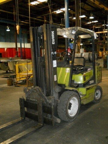 Clark 5000 lbs Capacity Model CGP30 Type G Forklift