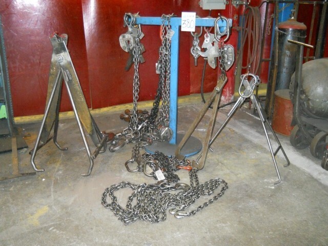 Metal Rack Rigging Chains Sheet Lifters Spreader Bars