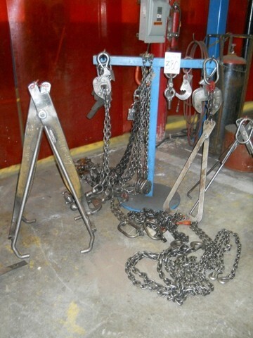 Metal Rack Rigging Chains Sheet Lifters Spreader Bars